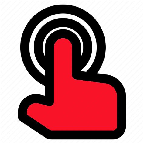 hand cursor disable click finger icon download on iconfinder