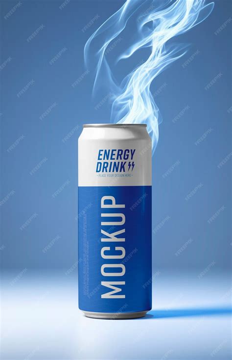 Premium Psd Energy Drink Mockup
