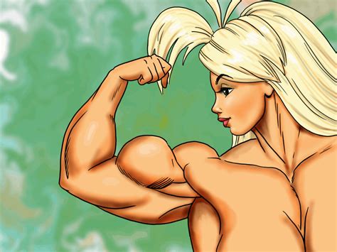 Naked Women Muscle Growth Animation