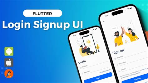 Flutter Login Signup Page Ui Showcase Youtube