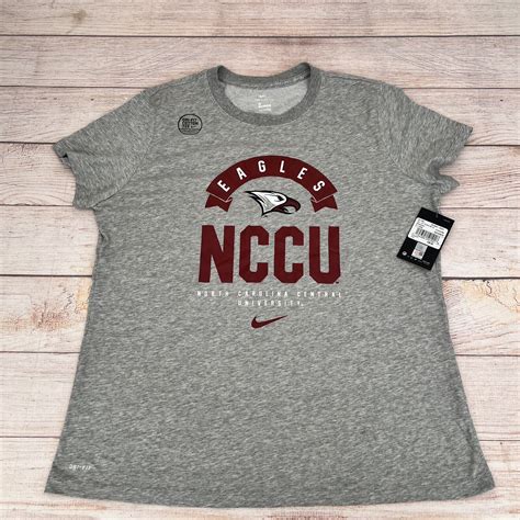 Nccu North Carolina Central University Eagles Gray The Nike Dri Fit T