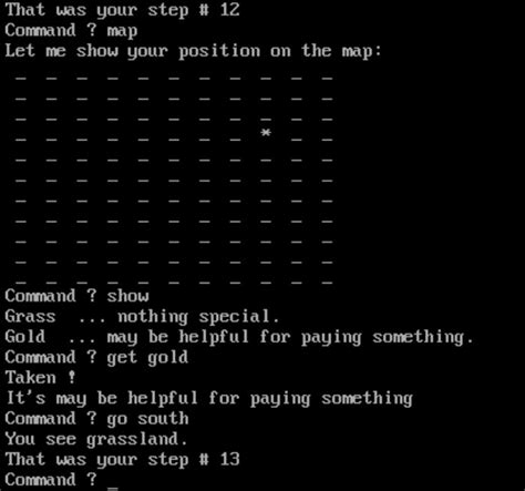 Text Adventure Kit Written In Pure Gwbasic A Map Editor And Generator