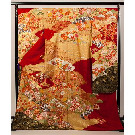 赤地 古典柄 振袖の通販・販売【きもの相談窓口matsuya】安い中古リサイクル着物を購入