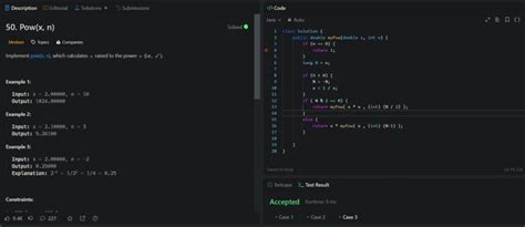 Day 21 Of 100daysofcode Powx N Solved A Problem Aditya Ambhore