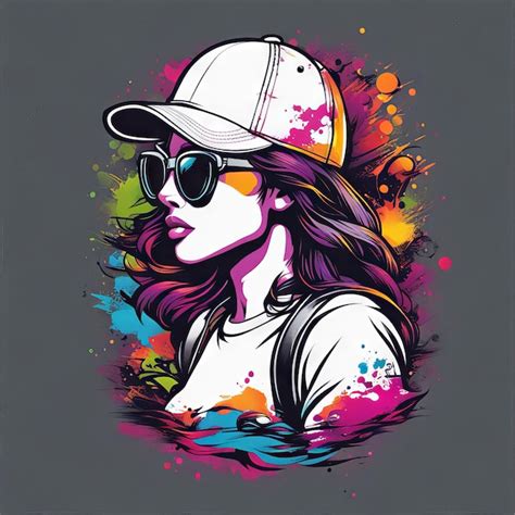 Premium Vector Vector Hipster Woman Illustration