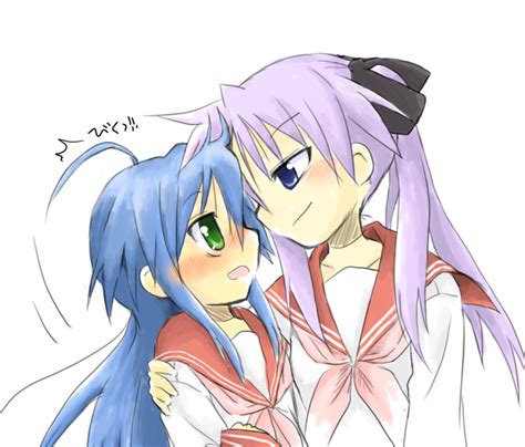 Safebooru 2girls Ahoge Blue Eyes Blue Hair Blush Eye Contact Femdom