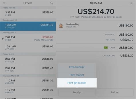 Shopify POS Print Receipt Sharp Pos Terminal Up V Series Manual