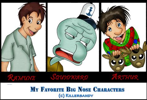 My Favorite Big Nose Characters By Killersandy On Deviantart