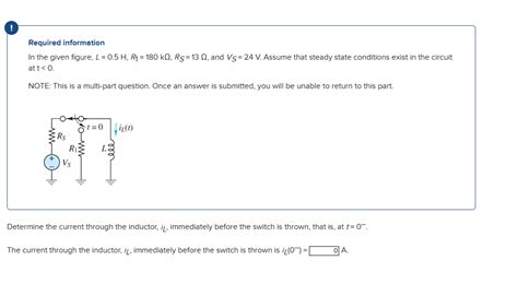 Solved Required InformationIn The Given Figure Chegg