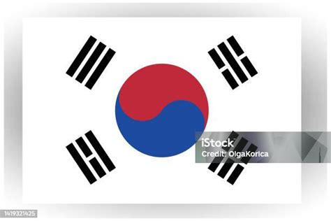 한국의 국기 한국 국기의 벡터 일러스트레이션 국가의 상징 0명에 대한 스톡 벡터 아트 및 기타 이미지 0명 국가 지리적