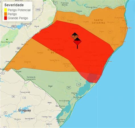 Inmet Emite Alerta Vermelho Para Chuvas No Rio Grande Do Sul E Em Santa