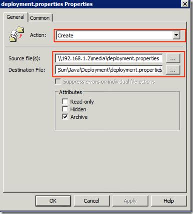 Pushing Security Configuration For Java Update Via Gpo