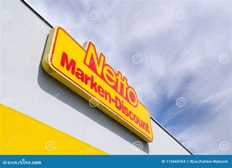 Netto Marken Discount Sign At Branch Editorial Stock Image Image Of