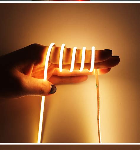 Ultra Thin Cob Led Strip Light Linear Lighting Led Tape For Room Led