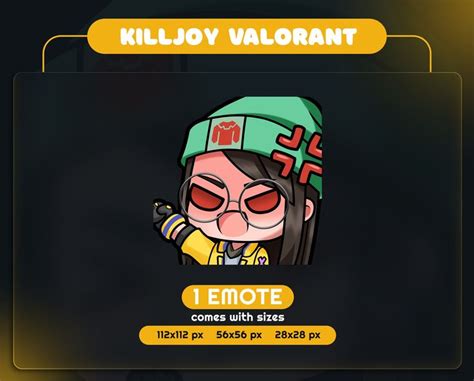 Angry Killjoy Valorant Emote Vtuber Valorant Emotetactics Cute Lovely
