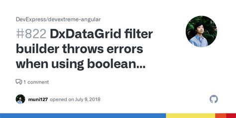 Dxdatagrid Filter Builder Throws Errors When Using Boolean Data Type Columns · Issue 822