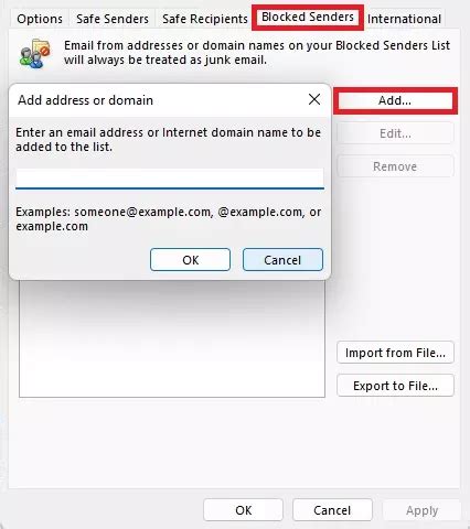 HowTo Block Or Allow An Email Address In Outlook 3aIT