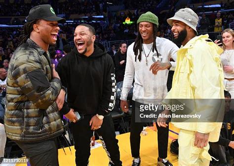 Todd Gurley Ben Beard Deandre Hopkins And Odell Beckham Jr Attend News Photo Getty Images