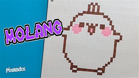 Como Dibujar Molang Pixel Art Pixelados Youtube