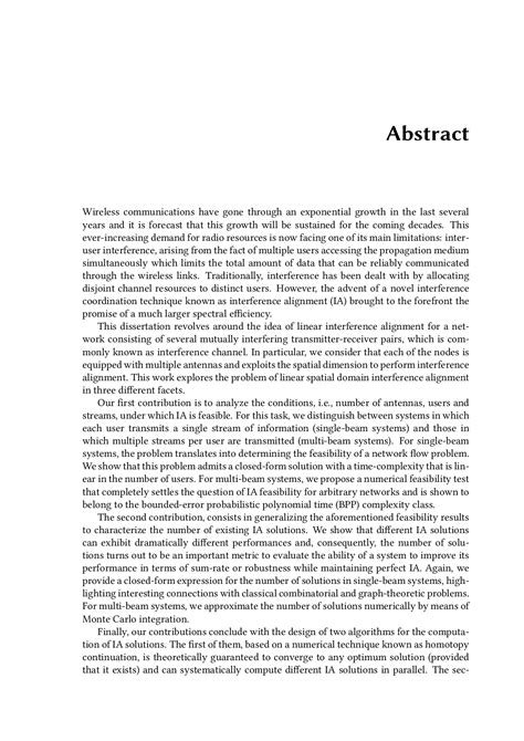 Interference Alignment In Mimo Networks Feasibility And Transceiver