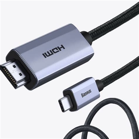 Baseus 2m Type C To Hdmi 4k Adapter Cable High Definition Series