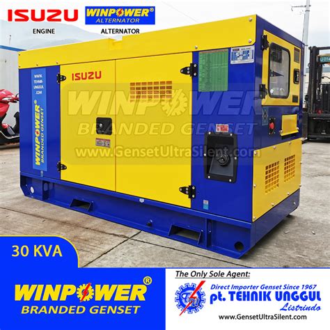 Genset Silent Isuzu 30 Kva Winpower Wp33ij Jual Genset Jakarta
