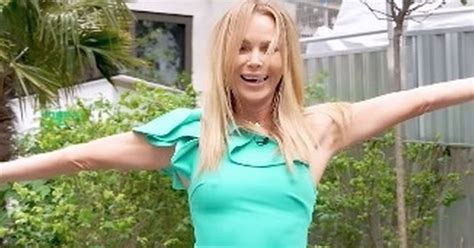 Amanda Holden 53 Accidentally Flashes Fans In Hysterical Gymnastics