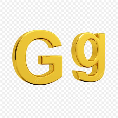 Letter G PNG Transparent Gold Letter G G Letter Letter G PNG Image
