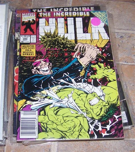 Incredible Hulk 385 Marvel 1991 THANOS INFINITY GAUNTLET CROSSOVER