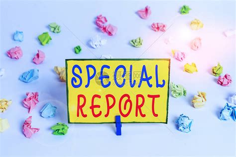 写笔记显示特别报告最新闻的商业概念特别报道或新闻闪现彩色皱纸空提高清图片下载 正版图片503758952 摄图网