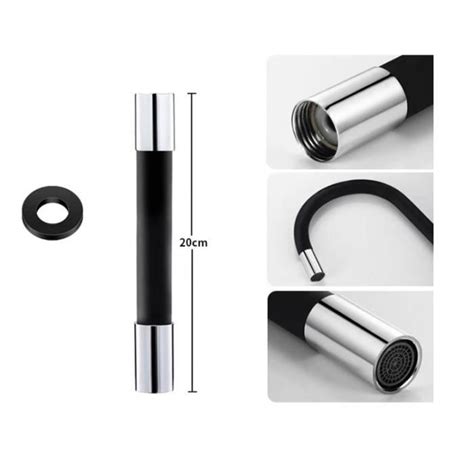 Robinetterie cuisine Extension de robinet universelle anti éclaboussures Rotation à Tube d