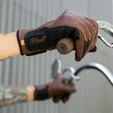 Motorcycle Gloves Biltwell Borrego Brown Black
