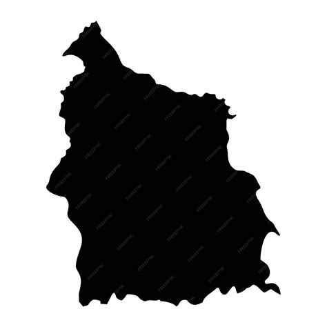 Premium Vector Sisaket Province Map Administrative Division Of