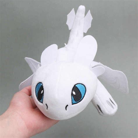 Мягкая игрушка Беззубик Как приручить дракона Фурия 35 см белый купить с доставкой по выгодным