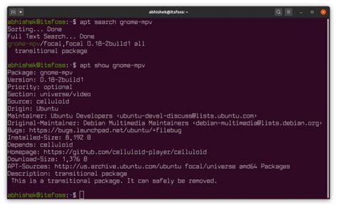 Apt Search Command Search Find Package Details In Ubuntu