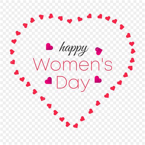 Happy Women Days Vector Design Images Happy Women S Day In Heart