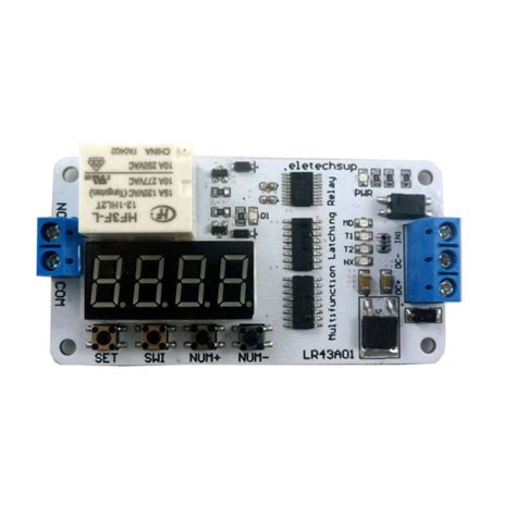 Dc 12v Multi Function Magnetic Latching Impulse Relay Delay Time Relay