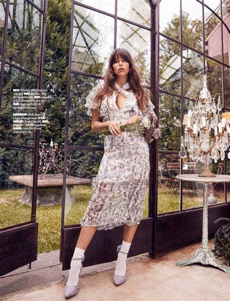 Helena Vestergaard Embraces Romantic Florals For Cosmopolitan Australia