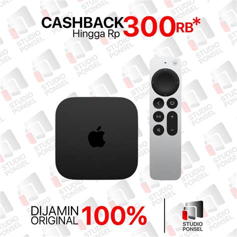 Jual Apple TV 4K 2022 3rd Gen 128GB Wi-Fi Ethernet / 64GB Wi-Fi Gen 7th ...