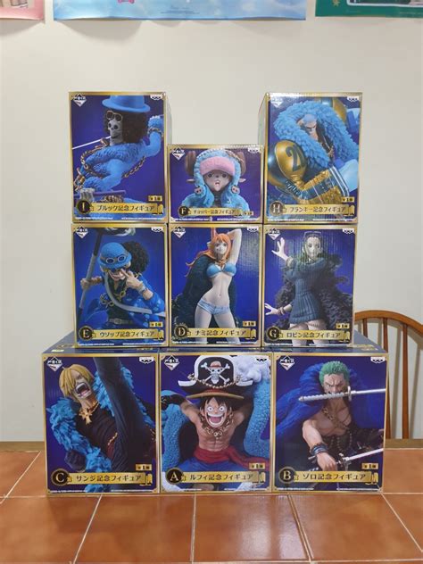 One Piece 20th Anniversary Ichiban Kuji Luffy Zoro Sanji Nami