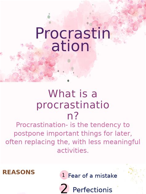 Procrastination Pdf Professional Skills Procrastination