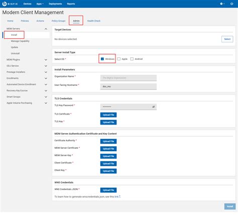 Install Bigfix Mdm Service For Windows