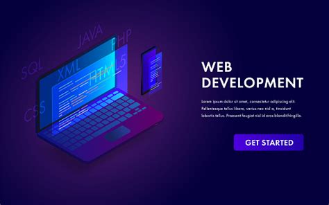 Web Development Modern Flat Design Isometric Software Programming
