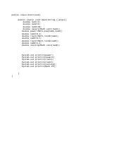 Exercise2 Java Public Class Exercise2 Public Static Void Main String