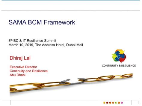 Sama Bcm Framework Pdf
