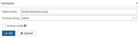 Field Value Formats CUBA Platform Report Generator