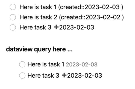 Dataview Task Query Only Tasks Created Today Help Obsidian Forum