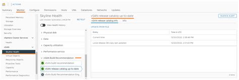 vSAN HCL Database ve Release Catalog Nasıl Güncelleştirilir