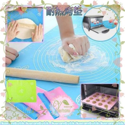 BISA COD Alas Tatakan Silicone Adonan Baking Kue Anti Lengket Tahan