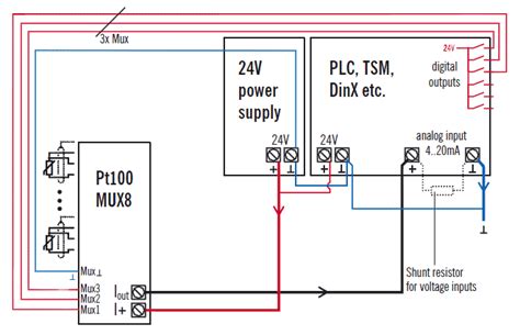 Pt100 Temperature Sensor Wiring Diagram